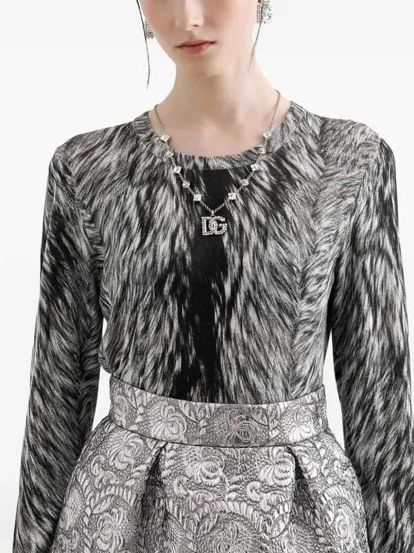Dolce & Gabbana Printed Blouse