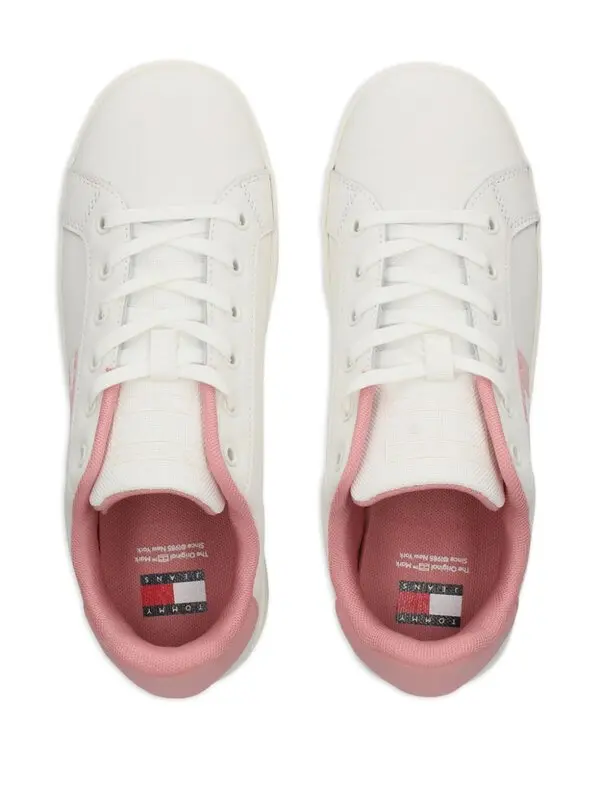 Tommy Hilfiger Leather Flatform Sneakers
