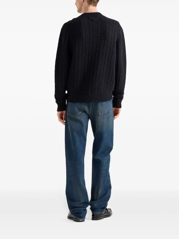 Prada Crew-neck Cashmere Sweater