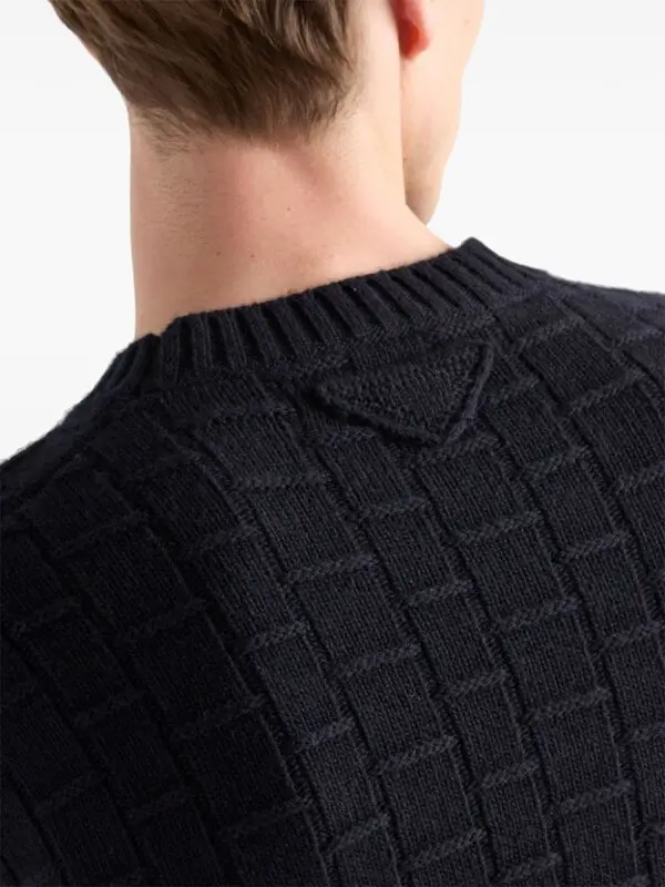 Prada Crew-neck Cashmere Sweater