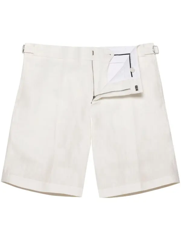 Orlebar Brown Norwich Linen Shorts - Neutrals