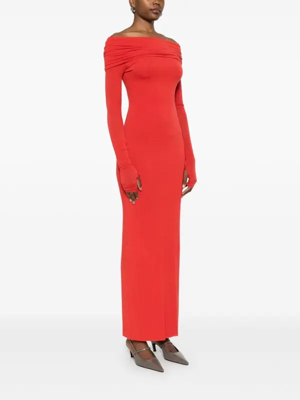 MANURI Amara Maxi Dress - Red