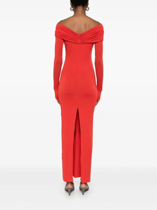 MANURI Amara Maxi Dress - Red