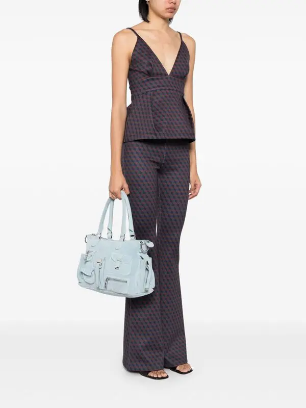 Cynthia Rowley Cargo Pocket Shoulder Bag - Blue