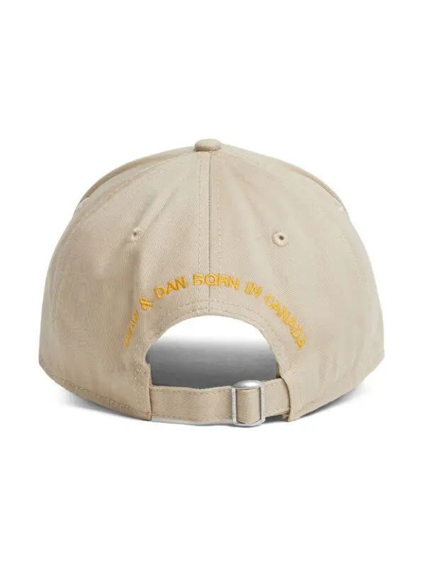 Dsquared2 Logo Patch Baseball Cap - Neutrals