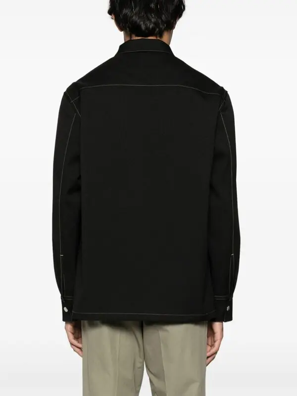 ジャケット・アウター JIL SANDERZip Shirt Jacket Black 4 Jil Sander
