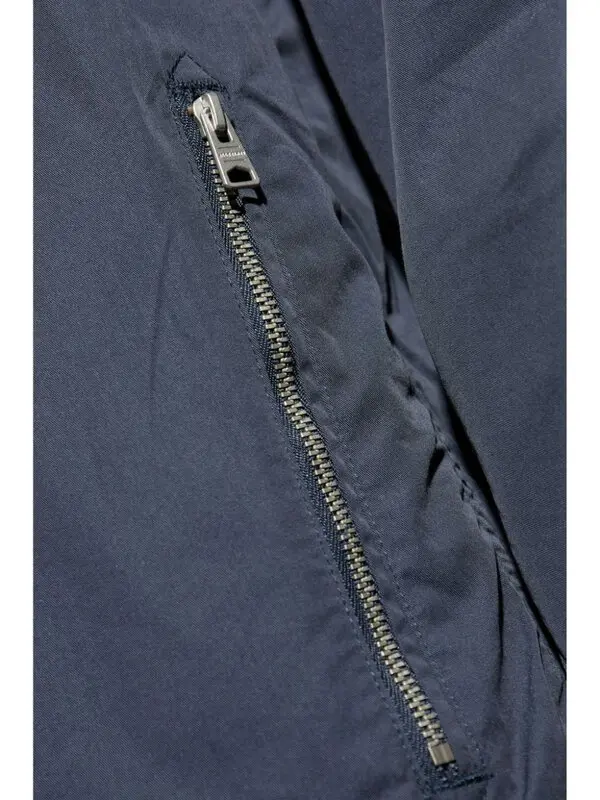 ALLSAINTS Bassett Ramskull Bomber Jacket - Blue