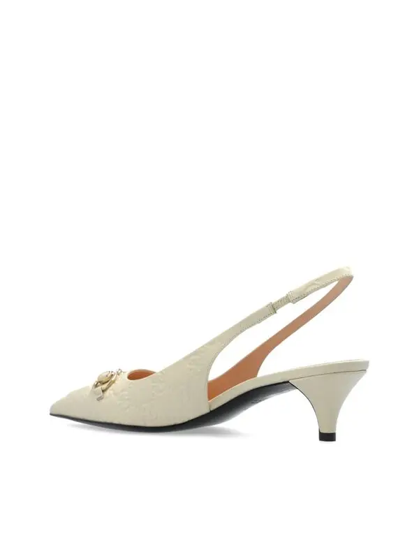 Gucci 45mm Horsebit Slingback Pumps