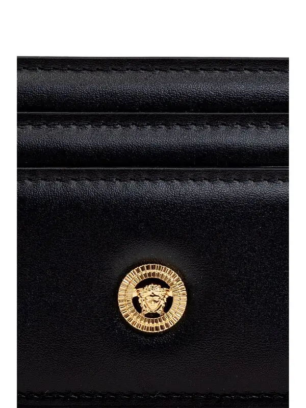 Versace Medusa Biggie Card Holder Black 15% Off Editorialist
