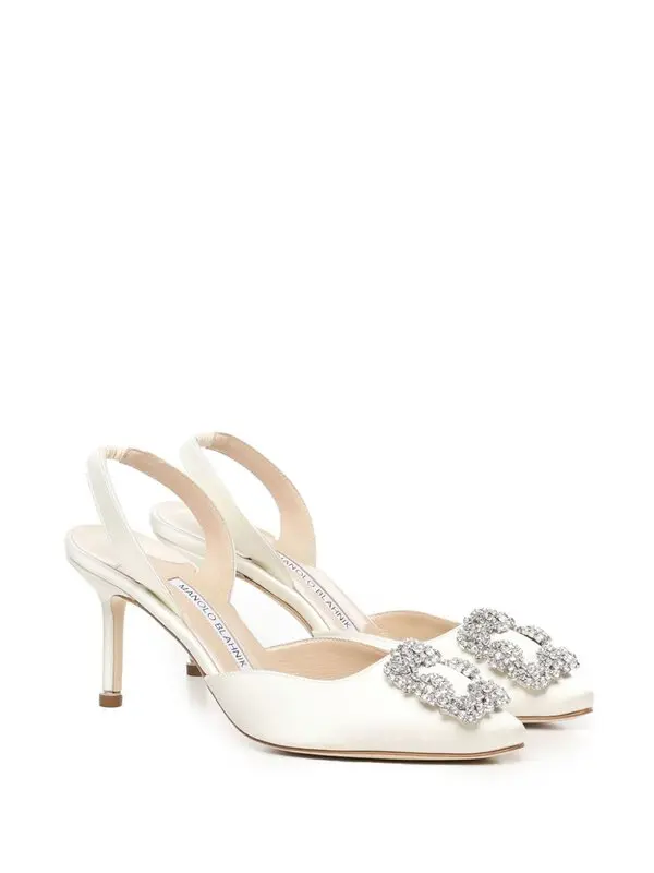 Manolo Blahnik 70mm Hangisli Slingback Pumps