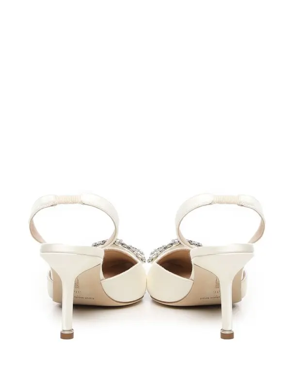 Manolo Blahnik 70mm Hangisli Slingback Pumps