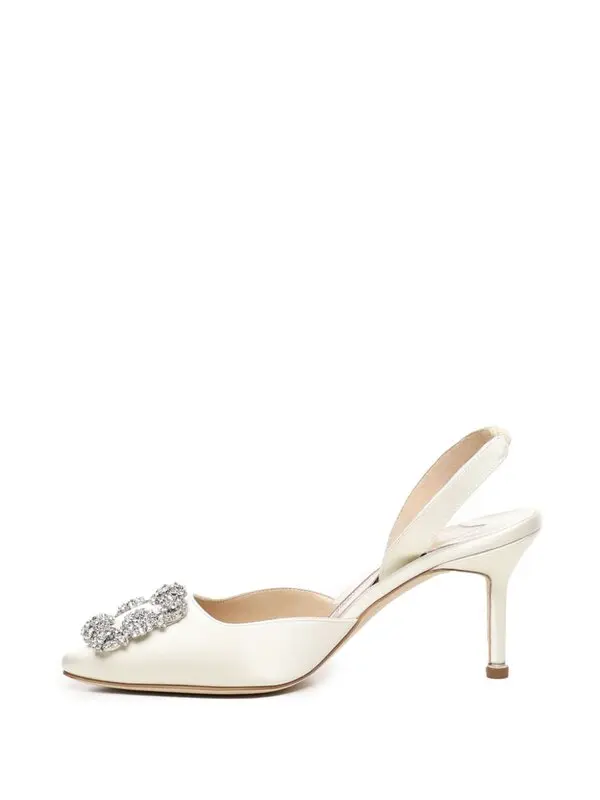 Manolo Blahnik 70mm Hangisli Slingback Pumps