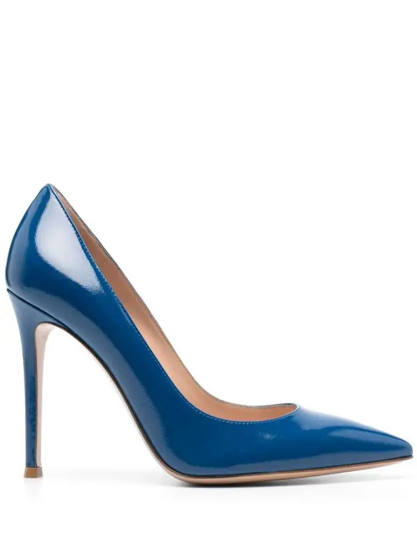 GIANVITO ROSSI 105mm Pumps - Blue