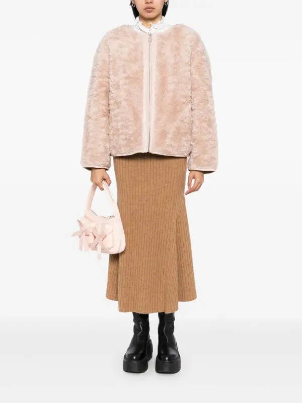 B+AB Faux Fur Jacket - Neutrals