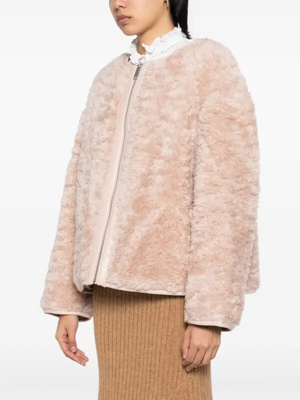 B+AB Faux Fur Jacket - Neutrals