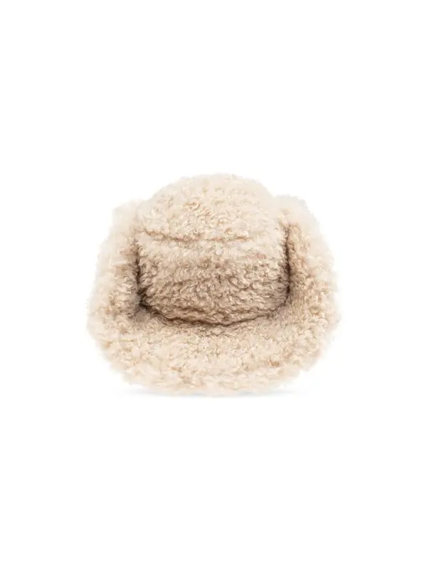 Marni Faux-Fur Cowboy Hat - Neutrals | Editorialist display picture 1