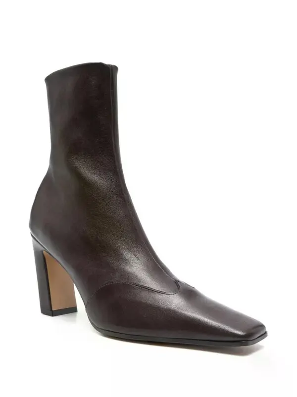 Khaite 85mm Nevada Boots - Brown