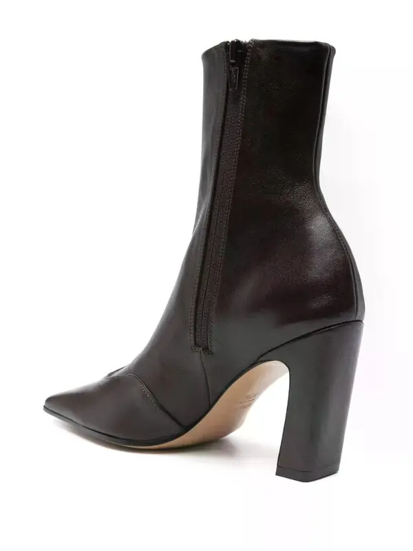 Khaite 85mm Nevada Boots - Brown