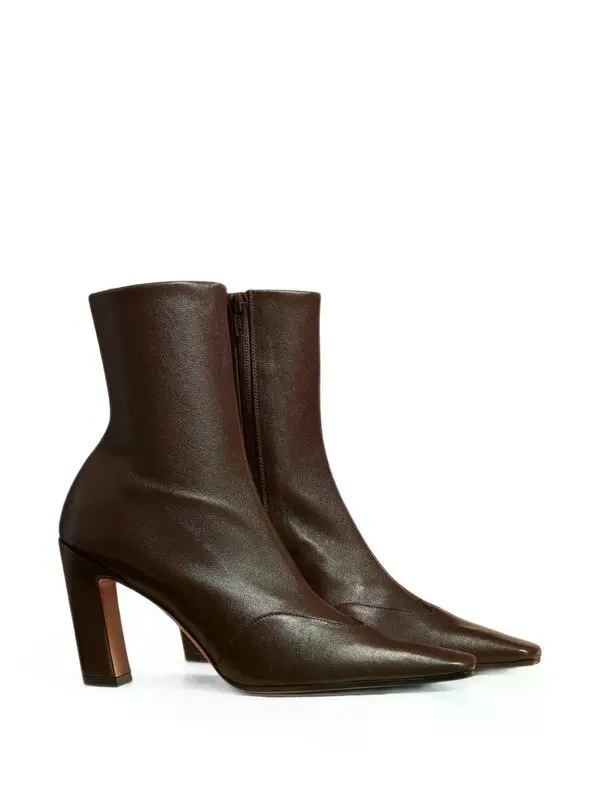 Khaite 85mm Nevada Boots - Brown