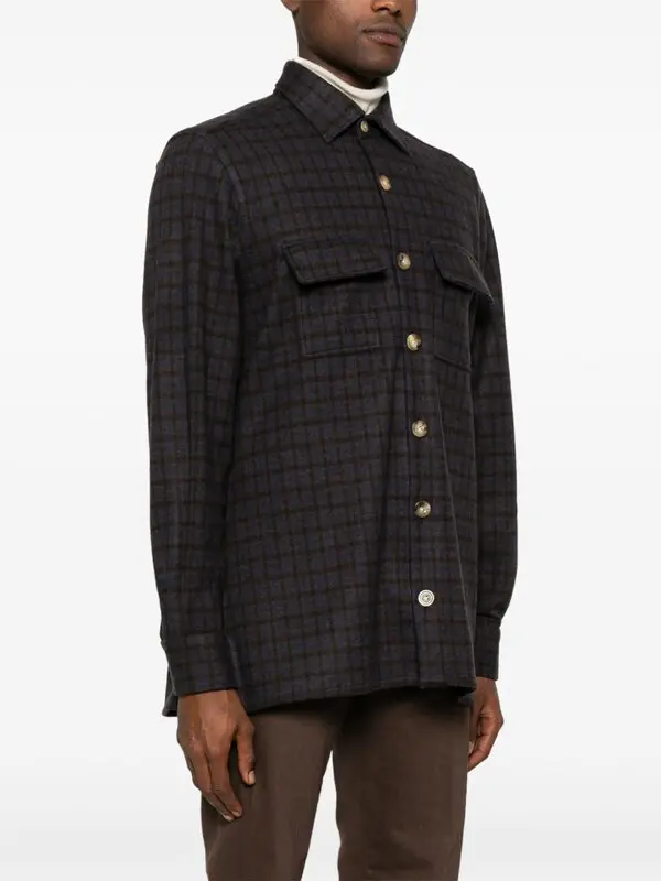 Kiton Flannel Shirt