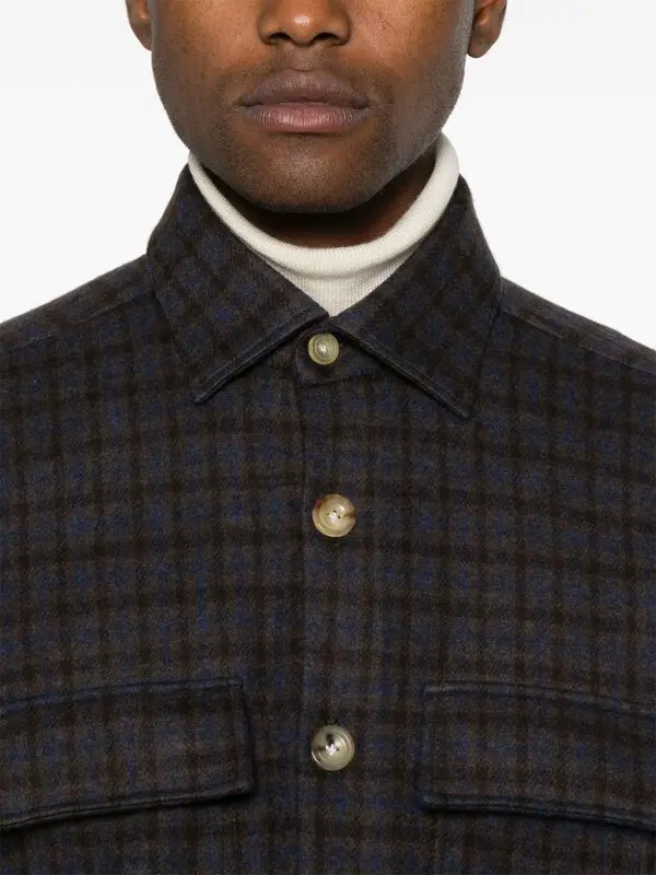 Kiton Flannel Shirt