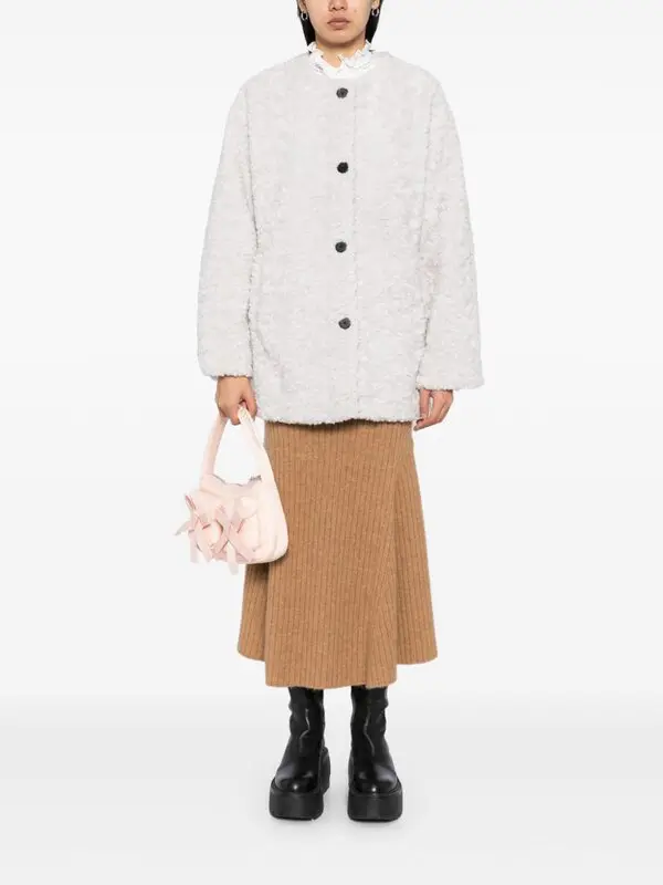 TOUT A COUP Faux Fur Jacket
