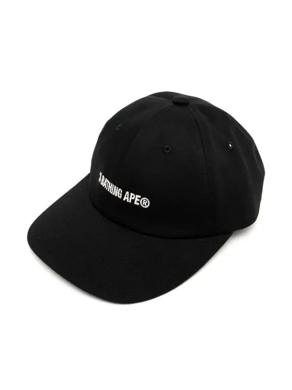A BATHING APE® Logo-embroidered Cap - Black