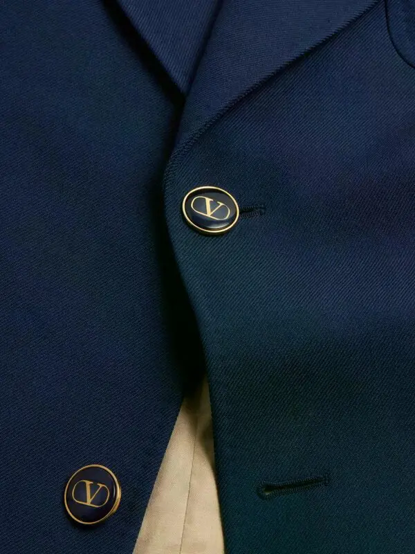 Valentino Garavani Single-breasted Jacket - Blue