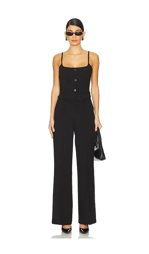 PISTOLA Marcia Tailored Jumpsuit - Black
