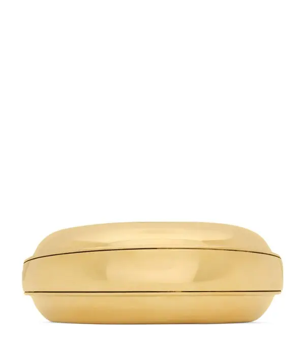 Saint Laurent Bumpy Gold-tone Cuff - Metallic