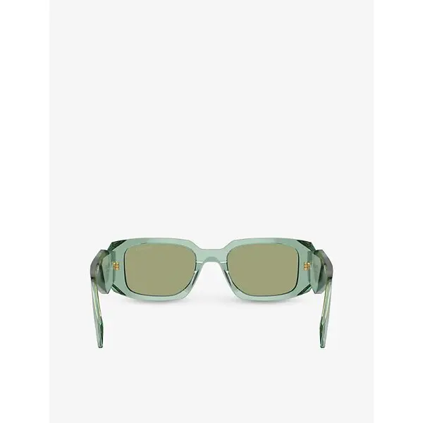 Prada Rectangle-frame Acetate Sunglasses