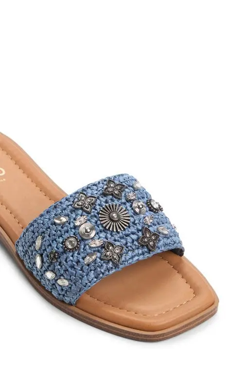 Aldo Coralynne Embellished Slide Sandal