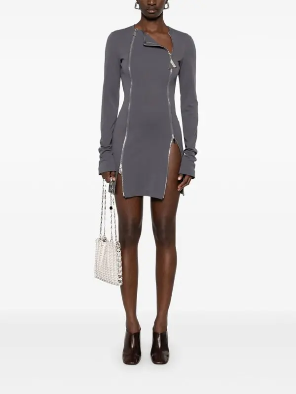 Attico Zipped Mini Dress