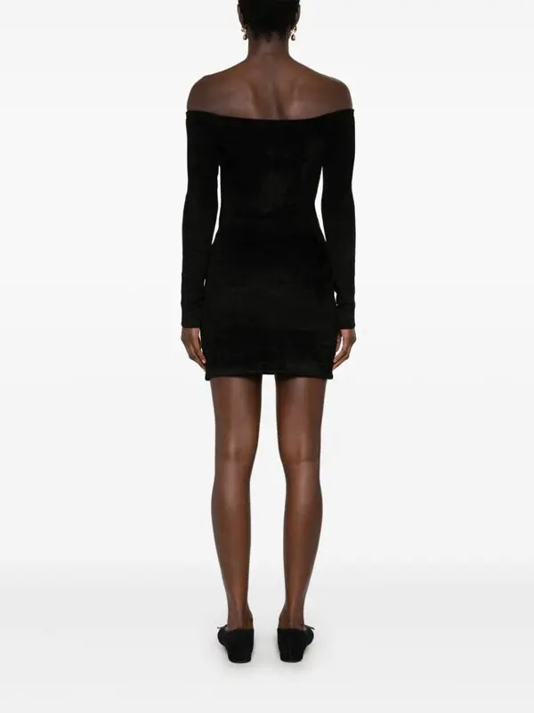 SELF-PORTRAIT Chenille Knit Mini Dress