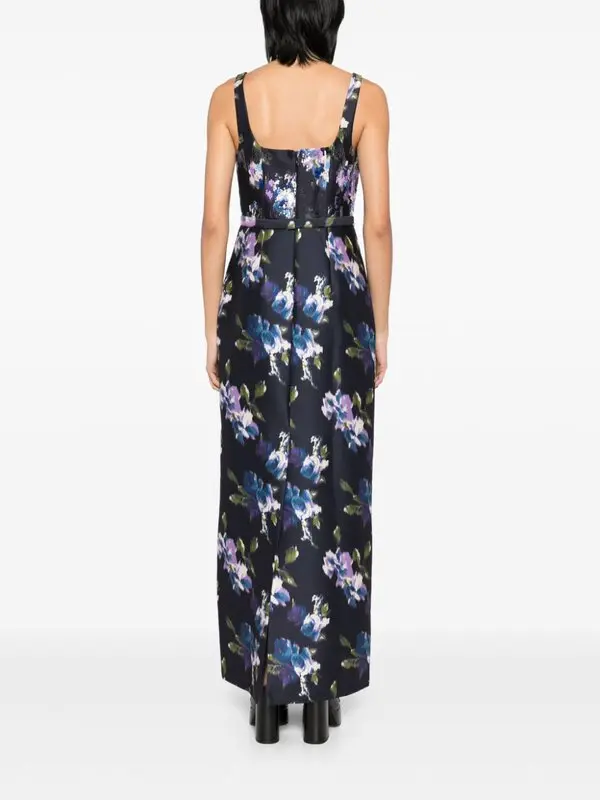 Sachin & Babi Lana Gown - Black