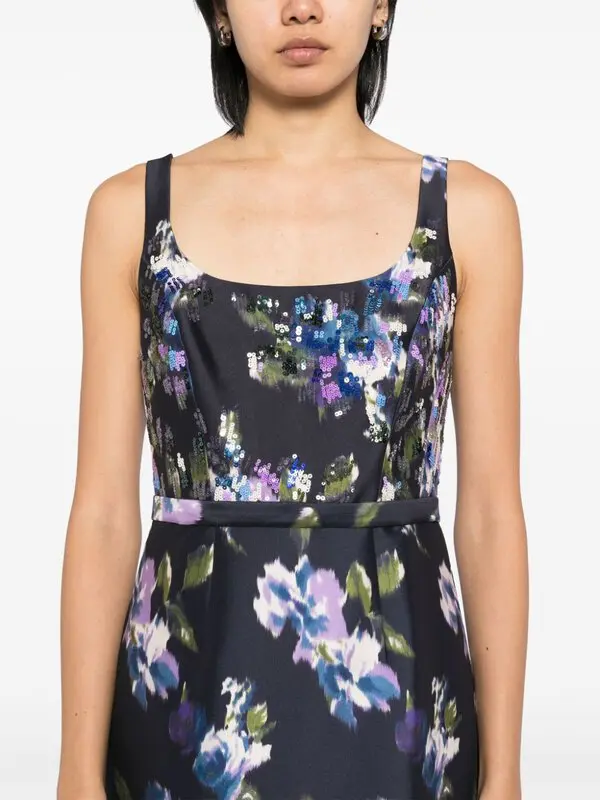 Sachin & Babi Lana Gown - Black