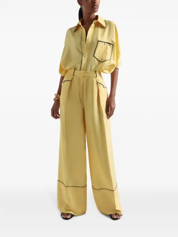 Bally Silk Tailored Trousers