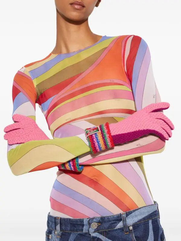 Emilio Pucci Knitted Gloves