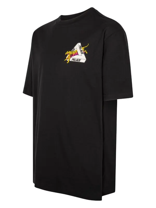 PALACE Seoul Exclusive Tiger Tri-ferg White T-shirt - Black