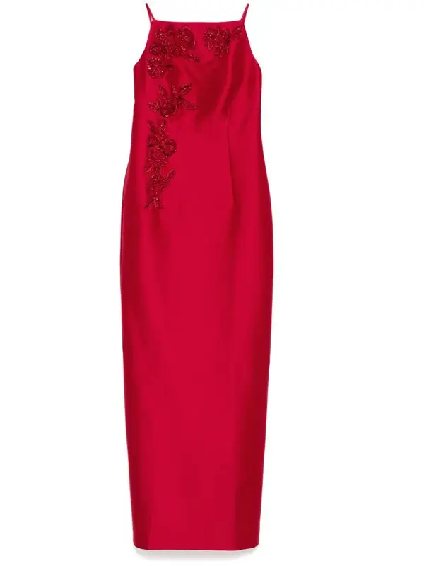 Sachin & Babi Embellished Pryce Gown - Red