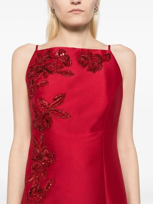 Sachin & Babi Embellished Pryce Gown - Red