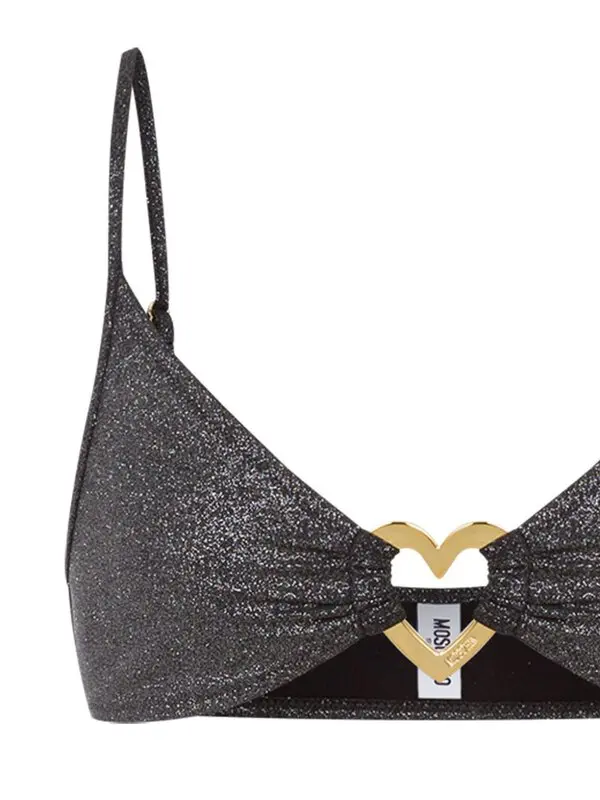 Moschino Lurex Bikini Top