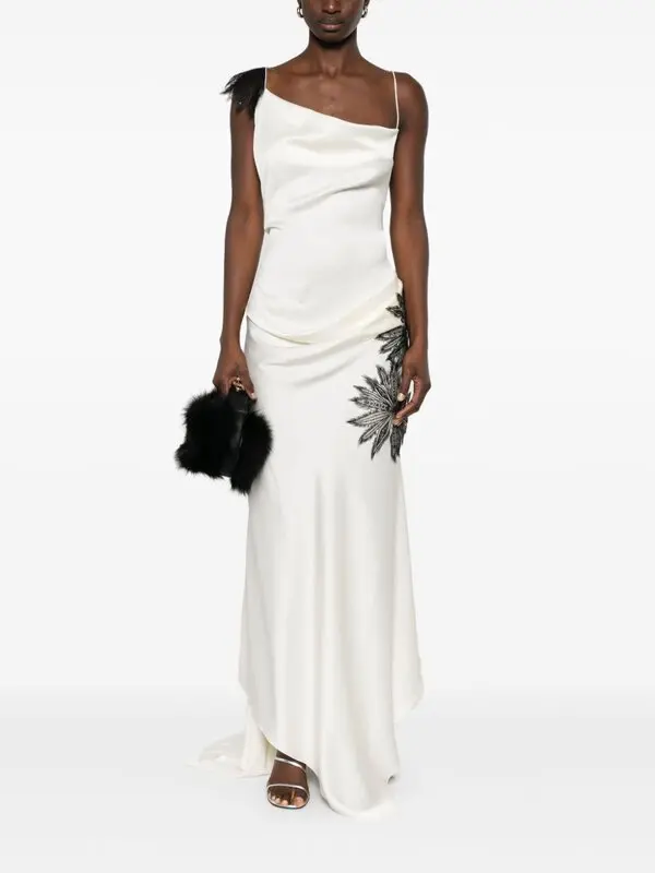 Buy Victoria Beckham Cami Gown - White At 40% Off | Editorialist