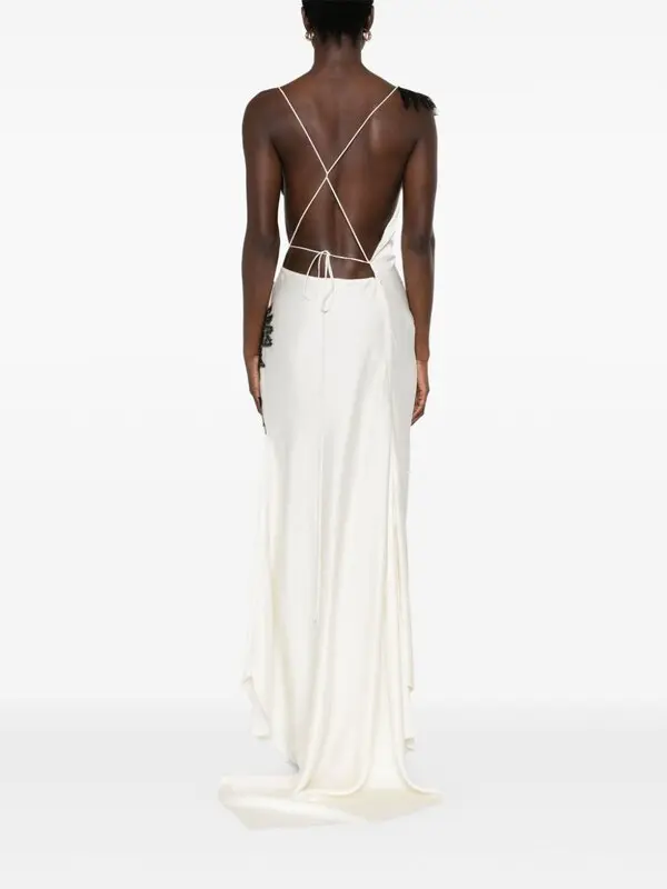 Buy Victoria Beckham Cami Gown - White At 40% Off | Editorialist