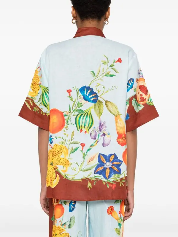 ALEMAIS Dahlia Shirt - Blue