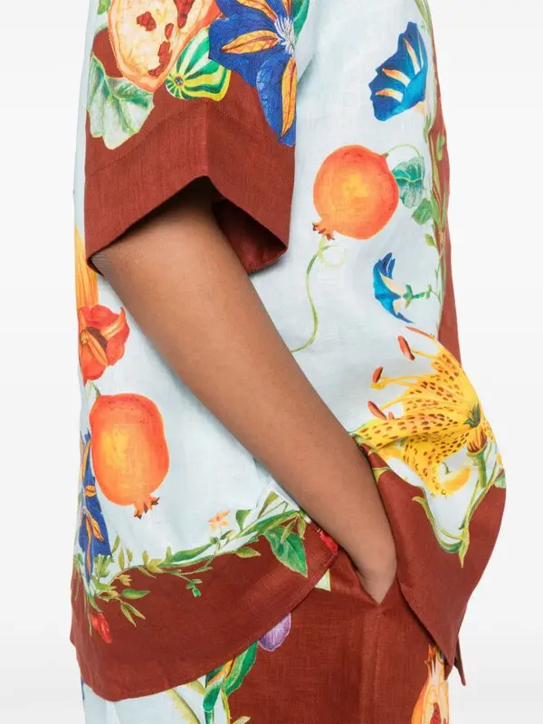 ALEMAIS Dahlia Shirt - Blue