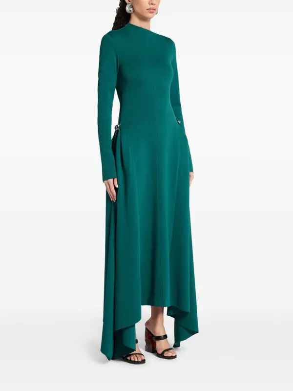 chats by c.dam green dress Rosa Maxi Dress