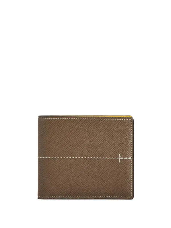 TOD'S T-stitch Wallet - Brown