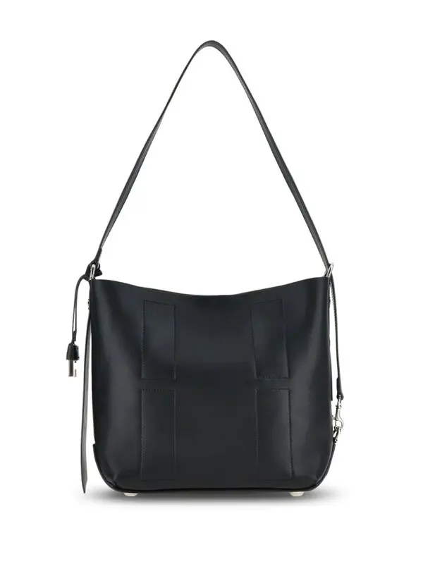 Hogan Leather Shoulder Bag - Black