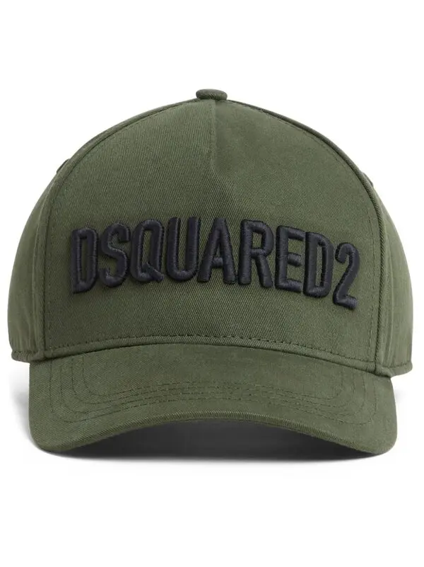 Dsquared2 Embroidered Logo Baseball Cap - Green